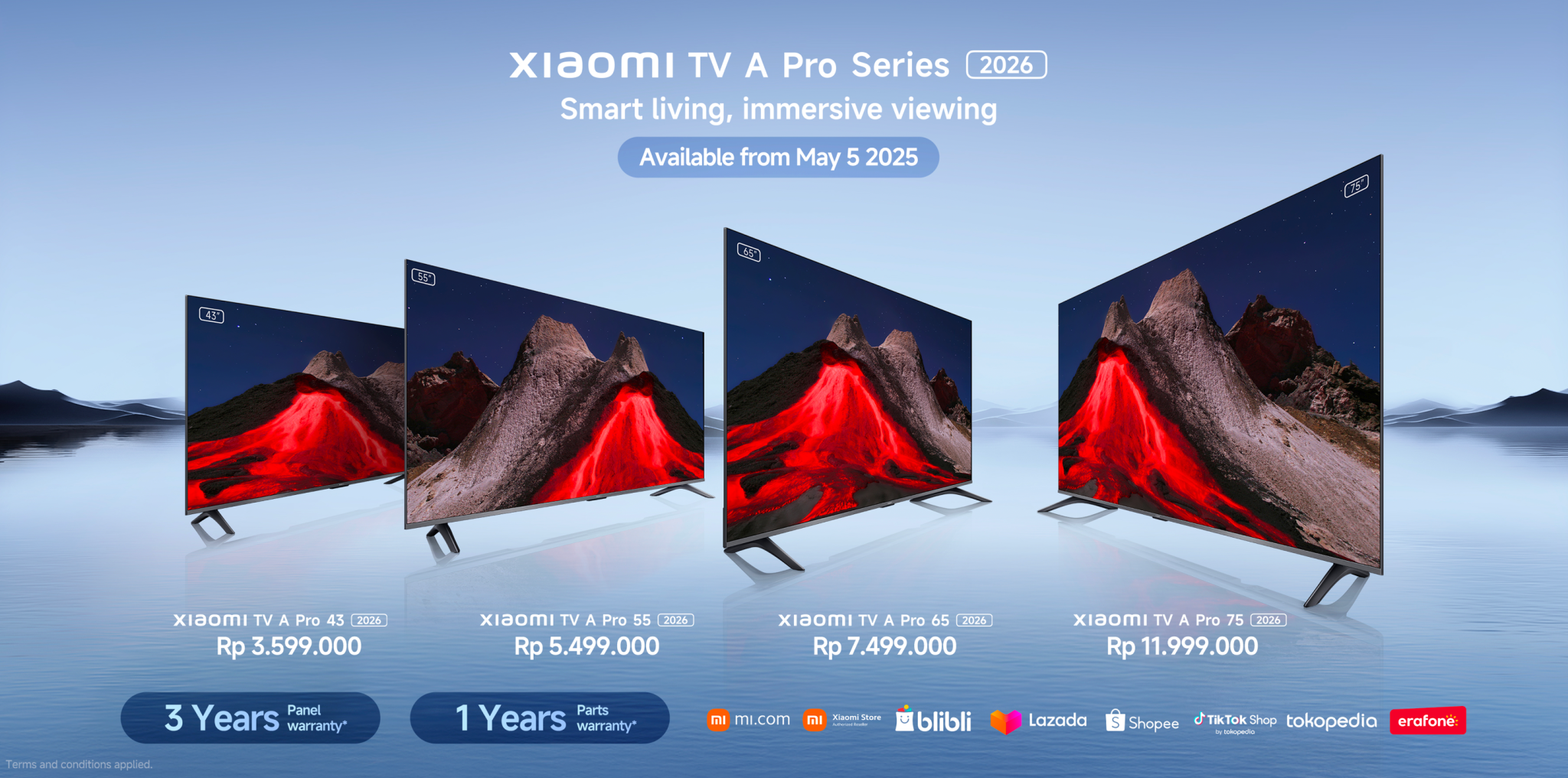 Xiaomi TV A Pro Series 2026 Rilis Mei Mendatang! Ini Harganya!